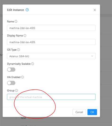 [bug] edit instance offer existing groups · issue 743 · apache