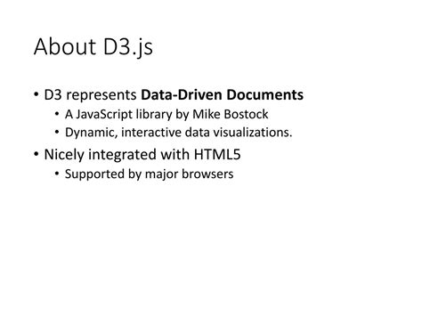 Ppt Introduction To D3js Create Dynamic Bar Charts Powerpoint
