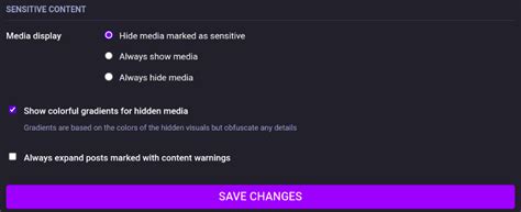 Content Warnings Disabled Social Blog