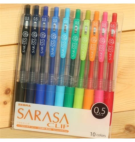 제브라 05mm 중성펜 사라사 클립 10색세트 일본볼펜 사라사볼펜 선물용볼펜 볼펜 고급볼펜 티몬