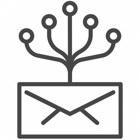 Distribute Email Marketing Process Sent Users Ux Icon Download On Iconfinder