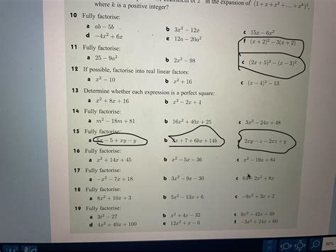 How Do I Factorize These Problems With 4 Things R Askmath