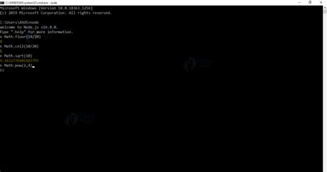 Nodejs Repl Terminal Dataflair