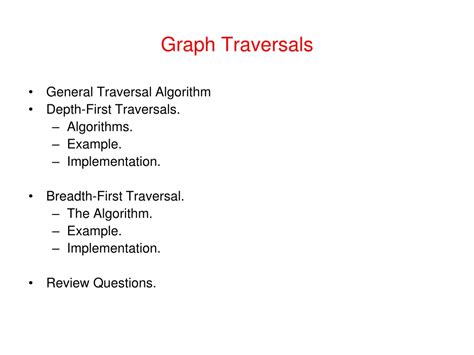 PPT Graph Traversal Algorithms DFS BFS Explained PowerPoint Presentation ID