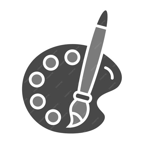 컬러 팔레트 아이콘 프리미엄 벡터