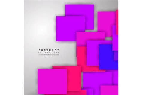 Abstract Vector Background Overlapping Square