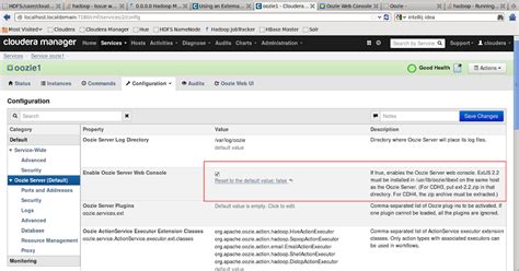 Sunil S Notes Enabling Oozie Console On Cloudera VM 4 4 0 And