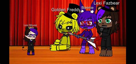 Lexi Mouse Meets Bonnie Lexi Fazbear Golden Freddy By Lexi Mouse On Deviantart