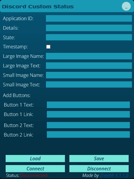 Discord Custom Activity Custom Discord Rich Presence By Zneehh