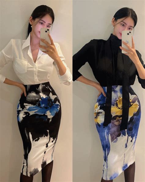 오피스룩44~100size 롱ver 럭셔리 플라워 H라인 스커트 기본스커트 출근룩 오피스룩 하객룩 호캉스룩 백화점 맞춤 원단 사이즈 빅사이즈 정장 치마 Sk