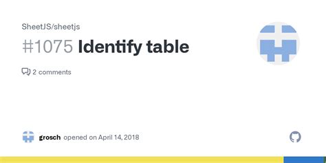 Identify Table · Issue 1075 · Sheetjssheetjs · Github