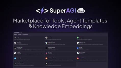 Superagi Cloud Build Manage And Run Useful Autonomous Ai Agents On Cloud