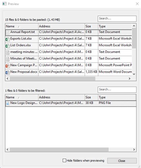 Preview Files To Be Copied In Windows Using An Xcopy Alternative
