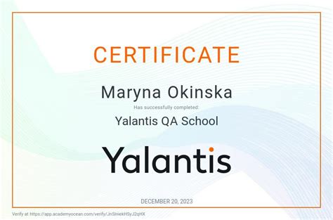Maryna Okinska On Linkedin Yalantis Education