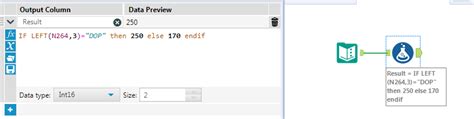 solved if formula with left function built in alteryx community
