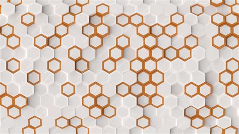 premium photo modern hexagonal tile wallpaper pattern 3d illustration