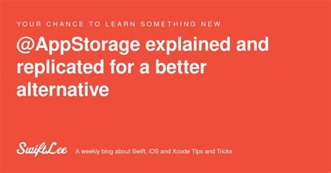 Appstorage Explained And Replicated For A Better Alternative Swiftlee