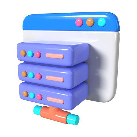 Hosting 3d Illustration Icon 38105523 Png