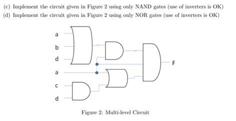 Solved C Implement The Circuit Given In Figure 2 Using