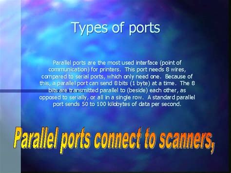 Ports And Connectors By Karina Hackett Overview Ports