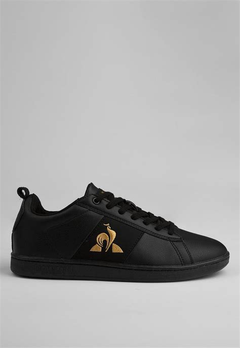 Court Classic Mens Sneakers Black Old Brass Le Coq Sportif
