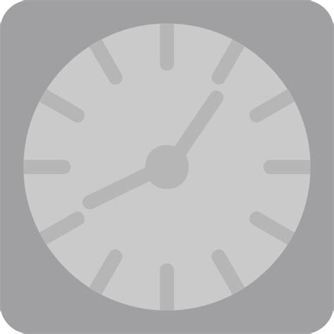 Wall Clock Generic Grey Icon