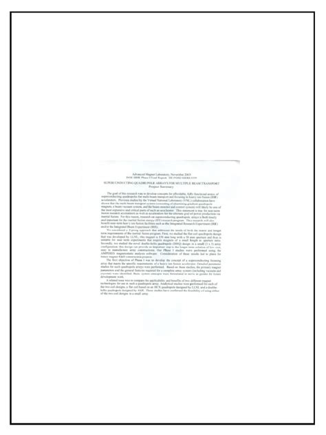 Superconducting Quadrupole Arrays For Multiple Beam Transport Rainer