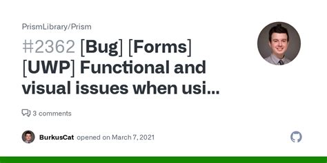Bug Forms UWP Functional And Visual Issues When Using Tabbed Page Navigation Issue