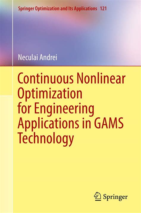 continuous nonlinear optimization for engineering applications in gams