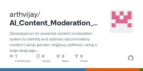 Github Arthvijayaicontentmoderationsystem Developed An Ai