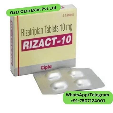 Rizatriptan Tablets Ip 10 Mg At Rs 337 Stripe In Nagpur Id 21363666791