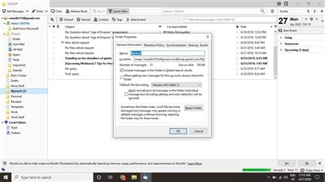 How To Repair Folders In Mozilla Thunderbird