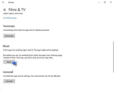 movies and tv app freezing not working or opening on windows 11