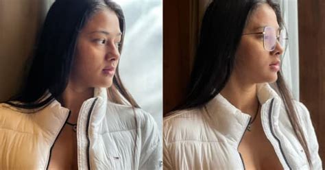 Namrata Malla ने जैकेट के बटन खोल दिए किलर पोज भोजपुरी एक्ट्रेस के नो मेकअप लुक ने लूटा फैंस का दिल