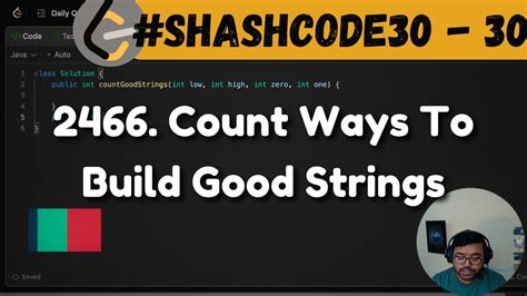 2466 Count Ways To Build Good Strings Leetcode Daily Challenge Dsa
