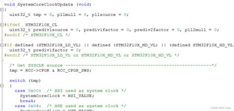 Stm32修改主频三种睡眠模式的实例stm32设置主频 Csdn博客