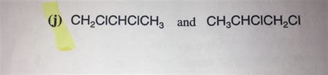 Solved Organic Chem Iconsider Each Pair Of Structural