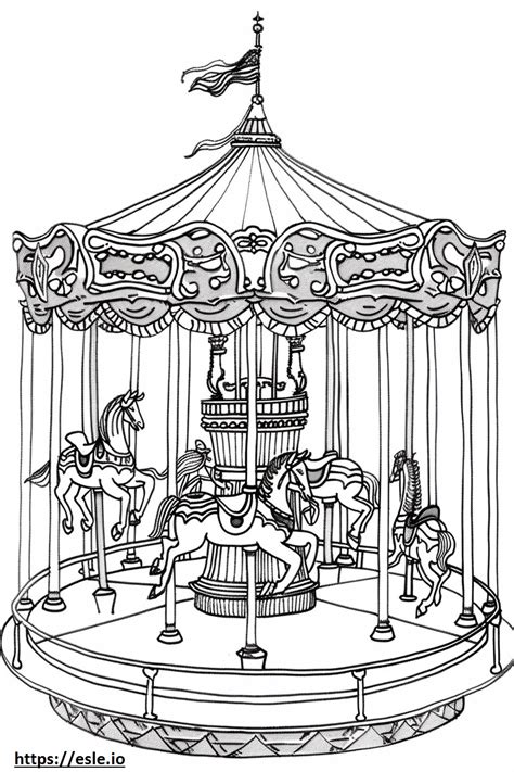 Carousel For Coloring