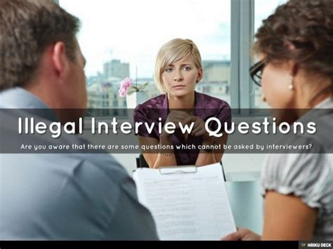 Illegal Interview Questions