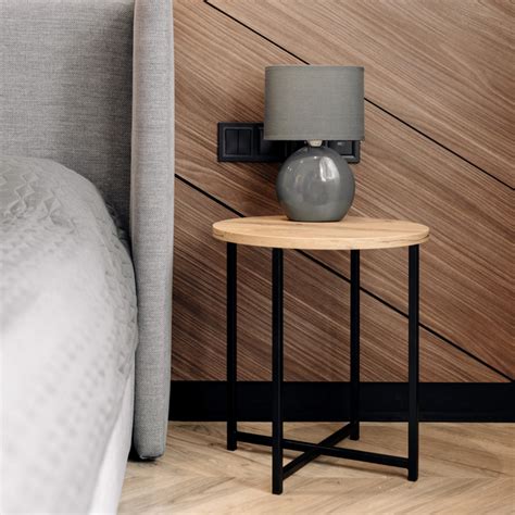 Журнальный столик «Модерн S ножки Черные столешница Дуб купить онлайн на Rozetka