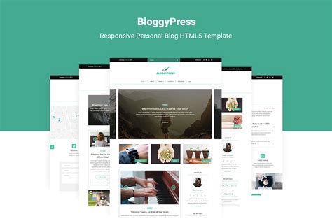 Bloggypress Personal Blog Html Template