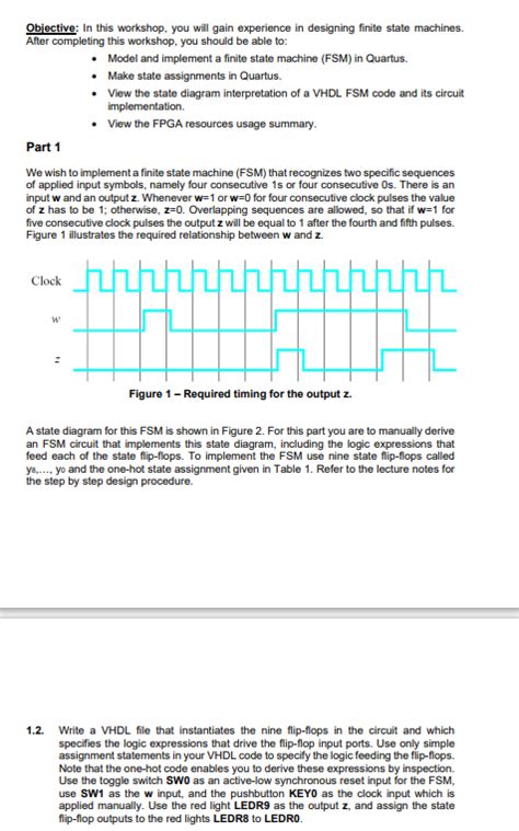 Solved Please Write Vhdl Code For Question 12 Use Entity