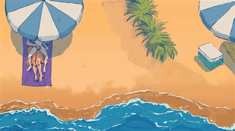 Rule 34 2girls Artist Signature Barefoot Beach Beach Towel Exposed Breasts Fingering Incest