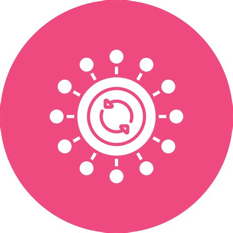 Agile Values Glyph Circle Background Icon 17718633 Vector Art At Vecteezy