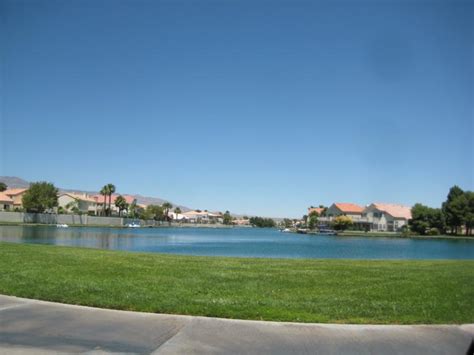Las Vegas Area Desert Shores Lake Picture