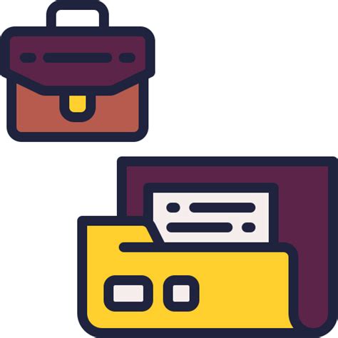 Work File Folder Business Document Icon Download On Iconfinder