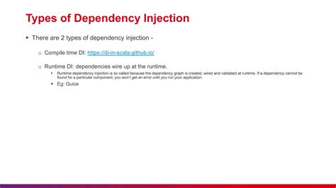 Introduction To Dependency Injection In Scala Play Ppt