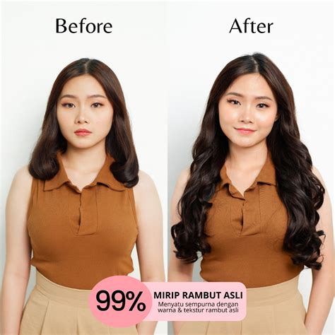 Jual Sl Curl 60 Hairclip Rambut Ikal Keriting Panjang 60 Cm Sambungan Rambut Instan