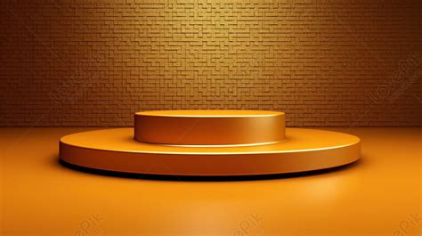 3d 골든 스테이지로 제품을 강조하세요 매력적인 프레젠테이션과 시선을 사로잡는 디스플레이에 이상적입니다 제품 디스플레이 배경 당신의 배경 지휘대 배경 이미지 Hd