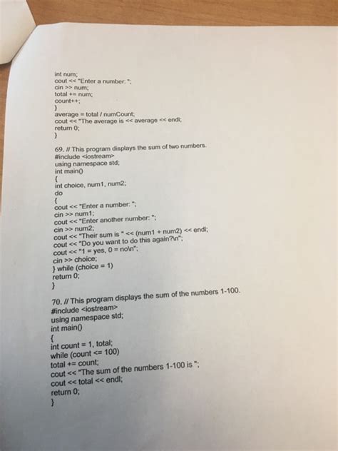 Solved Find The Errors Each Of The Following Programs Has